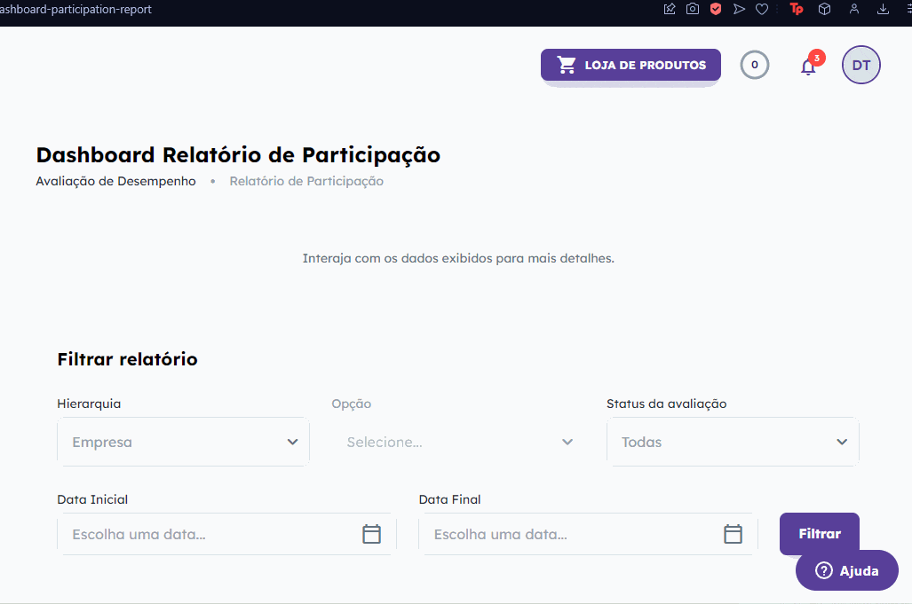 [V3] Avaliação de Desempenho: Dashboard – Solides